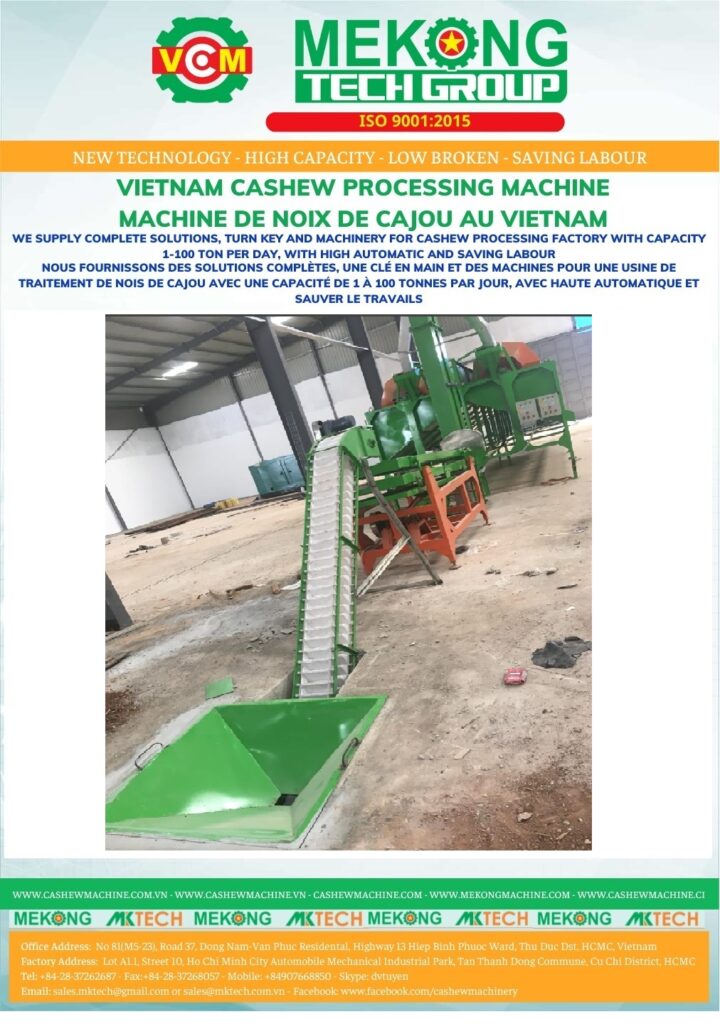Raw Cashew Nut Cleaning machine new model MEKONG-2022 big capacity ...