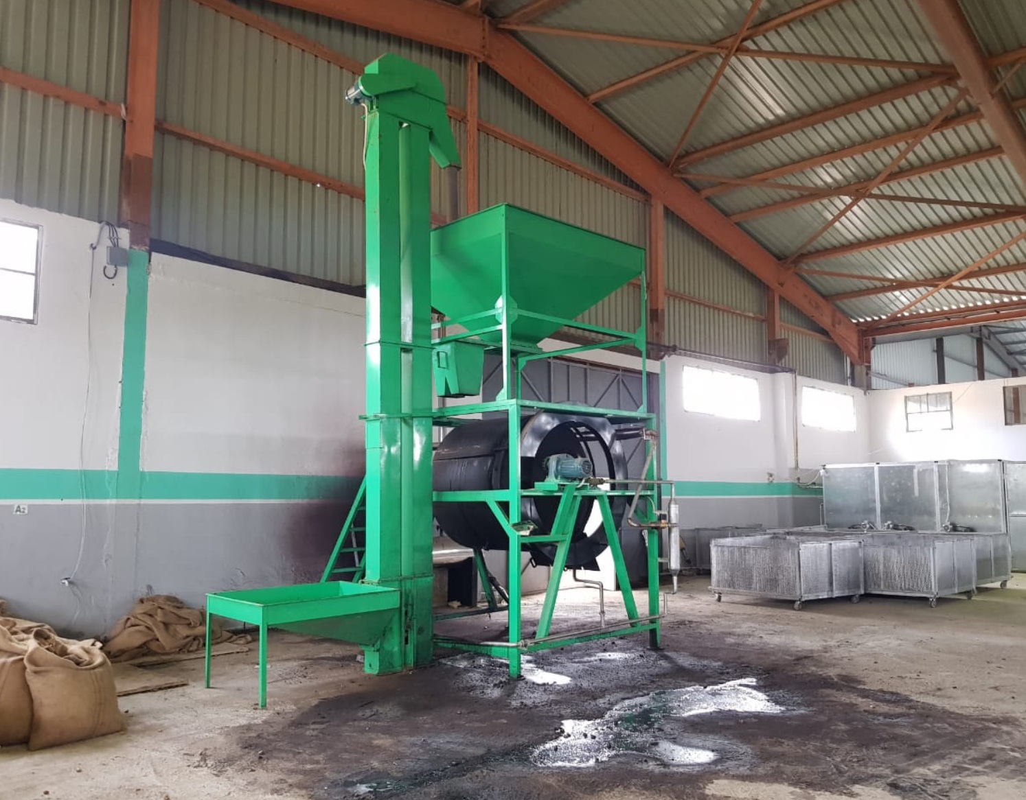 Rotary Cashew nut steaming machine New Model 2022 VIETNAM-MEKONG CASHEW ...