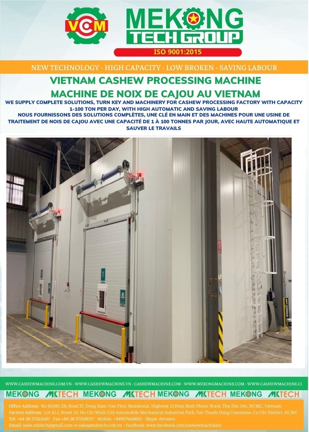 Cashew kernel fumigation system new eco-friendly organic sterilization ...